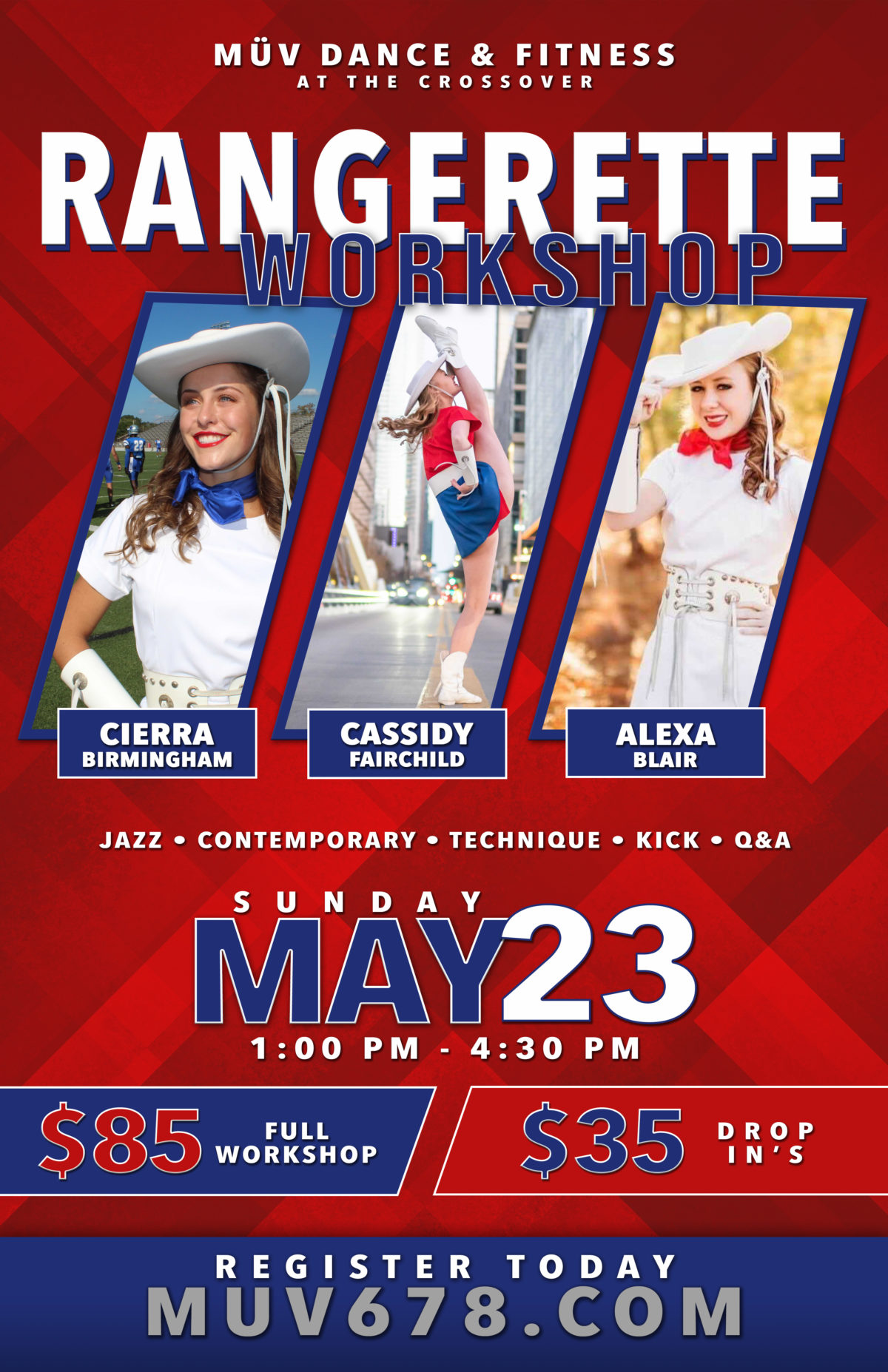 Rangerette Workshop – Müv Dance & Fitness