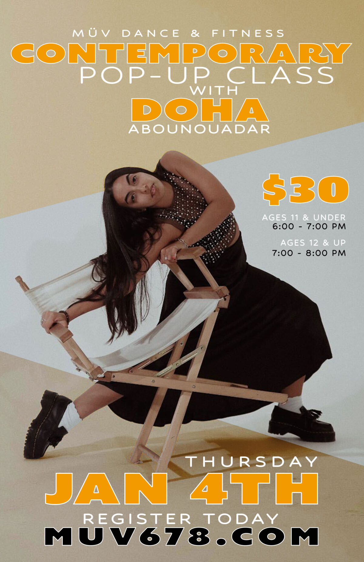 Contemporary Pop Up Class with Doha – Müv Dance & Fitness