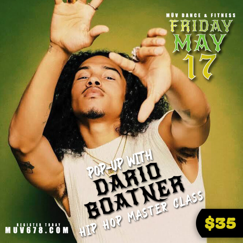 Pop Up Hip Hop Master Class with Dario B – Müv Dance & Fitness